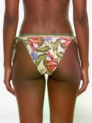 Farm Rio Floral Bikini Bottom - Neutrals