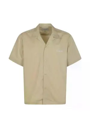 Carhartt Work In Progress Logo-embroidered Short-sleeve Shirt - Neutrals