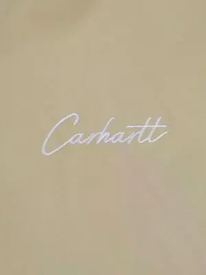 Carhartt Work In Progress Logo-embroidered Short-sleeve Shirt - Neutrals