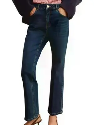 Marella Straight-leg Jeans With Logo Patch
