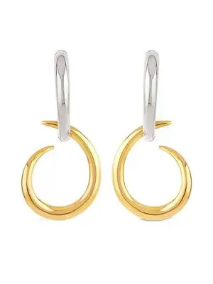 DINNY HALL Toro Drop Hoop Earrings