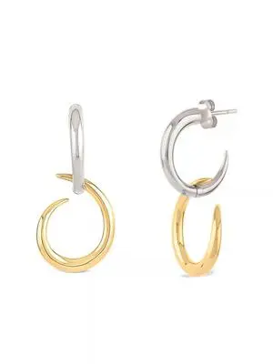 DINNY HALL Toro Drop Hoop Earrings