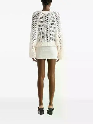 Balmain Crochet Lace Mini Dress