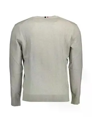 U.s. Polo Assn. Logo-embroidered Crew-neck Sweater