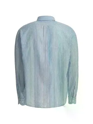 B.D.BAGGIES Bradford Vertical-stripe Shirt - Blue