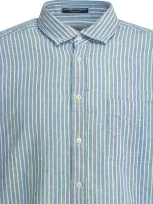 B.D.BAGGIES Bradford Vertical-stripe Shirt - Blue