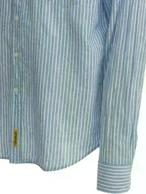 B.D.BAGGIES Bradford Vertical-stripe Shirt - Blue