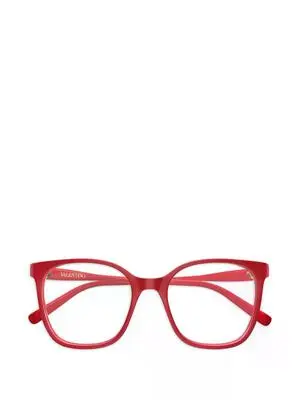 Valentino Garavani Vlogo Signature Cat-eye Glasses - Red