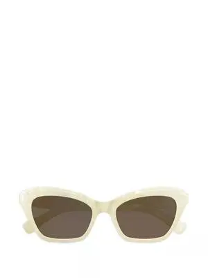 Valentino Garavani Vlogo Cat-eye Sunglasses - Neutrals