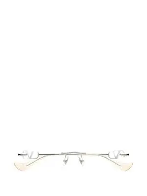 Valentino Garavani Vlogo Rimless Eyeglasses - Silver
