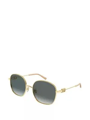 Valentino Garavani Vlogo Geometric-frame Sunglasses