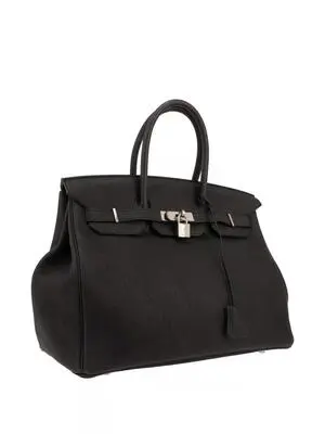 Hermès 2015 Birkin 35 Leather Handbag - Black