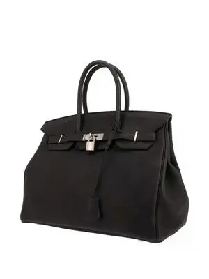 Hermès 2015 Birkin 35 Leather Handbag - Black