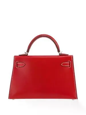 Hermès Kelly 20 Leather Handbag - Red