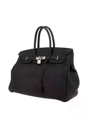 Hermès 2015 Birkin 35 Tote Bag - Black
