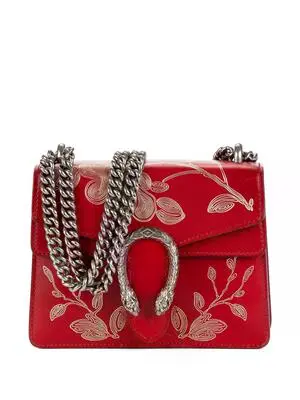 Gucci Dionysus Floral-print Shoulder Bag - Red