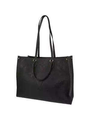LOUIS VUITTON Monogram Empreinte Onthego Leather Tote Bag - Black