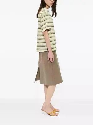 6397 Check-pattern A-line Skirt