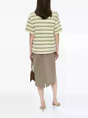 6397 Check-pattern A-line Skirt
