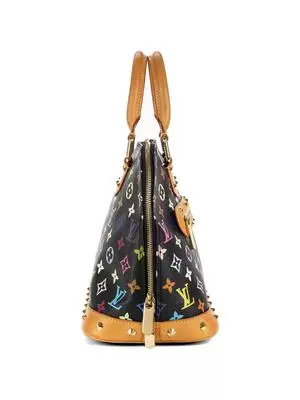 LOUIS VUITTON Monogram Multicolore Alma Tote Bag - Black