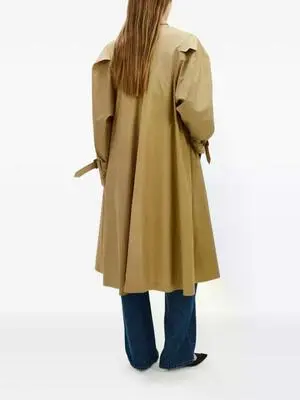 Bite Studios Voluminous-shoulder Trench Coat