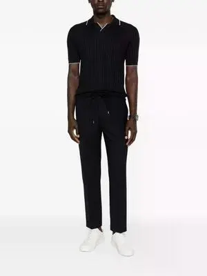 BRIGLIA 1949 Drawstring-waist Trousers - Blue