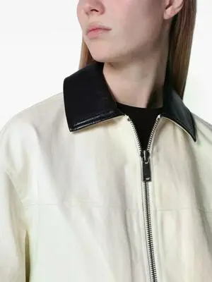 ANINE BING Holden Jacket With Contrast Collar - Neutrals