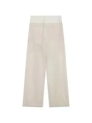 Sportmax Wide-leg Trousers - Neutrals