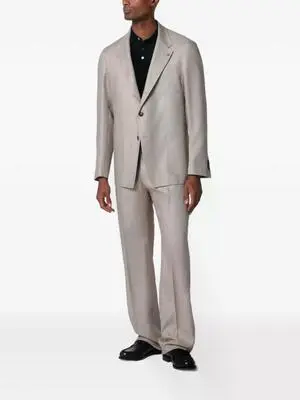 Tagliatore Linen Tailored Trousers - Neutrals