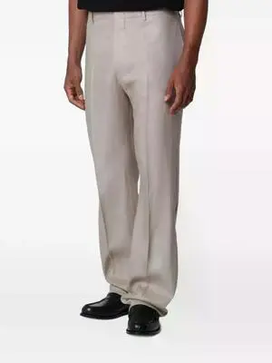 Tagliatore Linen Tailored Trousers - Neutrals