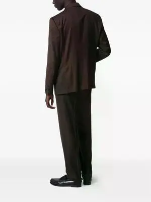 Tagliatore Single-breasted Virgin-wool Suit - Brown