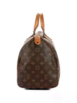 LOUIS VUITTON Monogram Speedy Luggage - Brown