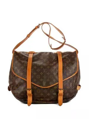 LOUIS VUITTON Monogram Saumur Satchel