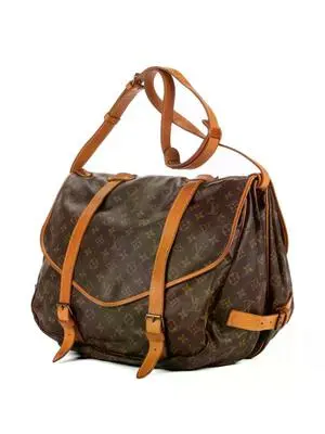 LOUIS VUITTON Monogram Saumur Satchel