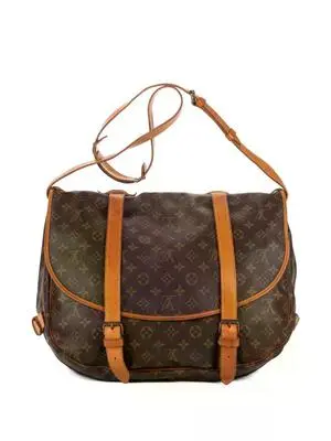 LOUIS VUITTON Monogram Saumur Satchel