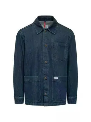 FAY Logo-patch Overshirt