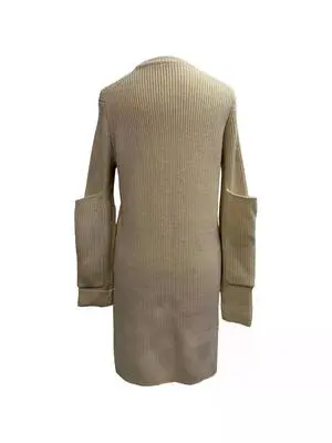 JOSEPH Ribbed-knit Side-slit Sweater Dress
