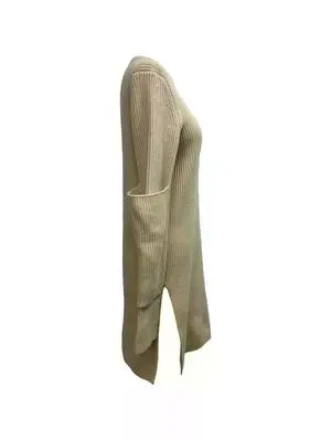 JOSEPH Ribbed-knit Side-slit Sweater Dress