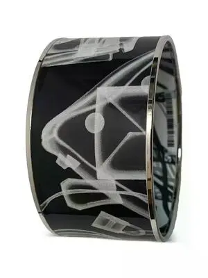 Hermès Please, Check-in Bangle Bracelet - Silver