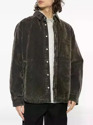 Jacquemus Boulanger Corduroy-effect Chest-pocket Jacket - Grey