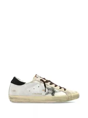 GOLDEN GOOSE Super-star Animal-print Sneakers - Neutrals