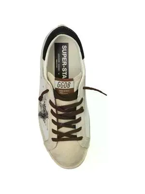 GOLDEN GOOSE Super-star Animal-print Sneakers - Neutrals