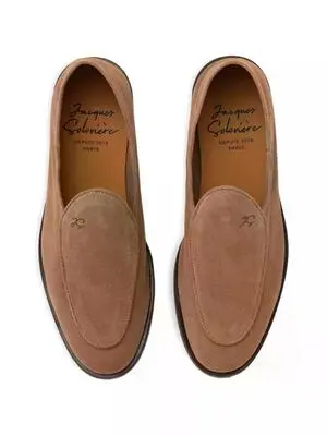 JACQUES SOLOVIERE Chris Suede Loafers