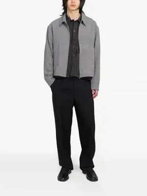 MFPEN Mail Houndstooth-pattern Jacket - Black