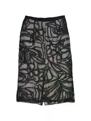Brunello Cucinelli Sequin-embellished Midi Skirt