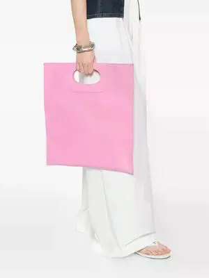 GHERARDINI Piattina Cut-out Handle Clutch Bag