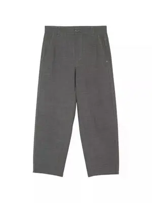 Brunello Cucinelli Contrast-stitch Cropped Trousers