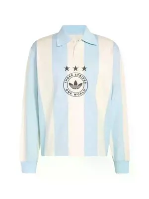 Adidas Originals Graphic-print Polo Shirt