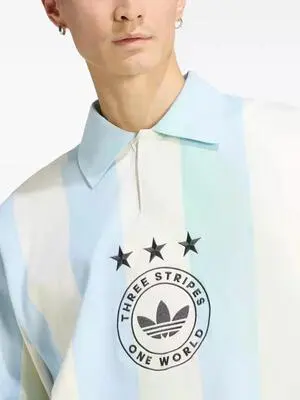 Adidas Originals Graphic-print Polo Shirt