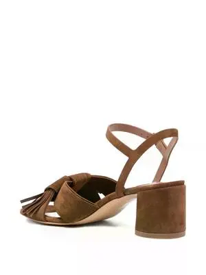 Casadei Fringe-detail Knotted Sandals